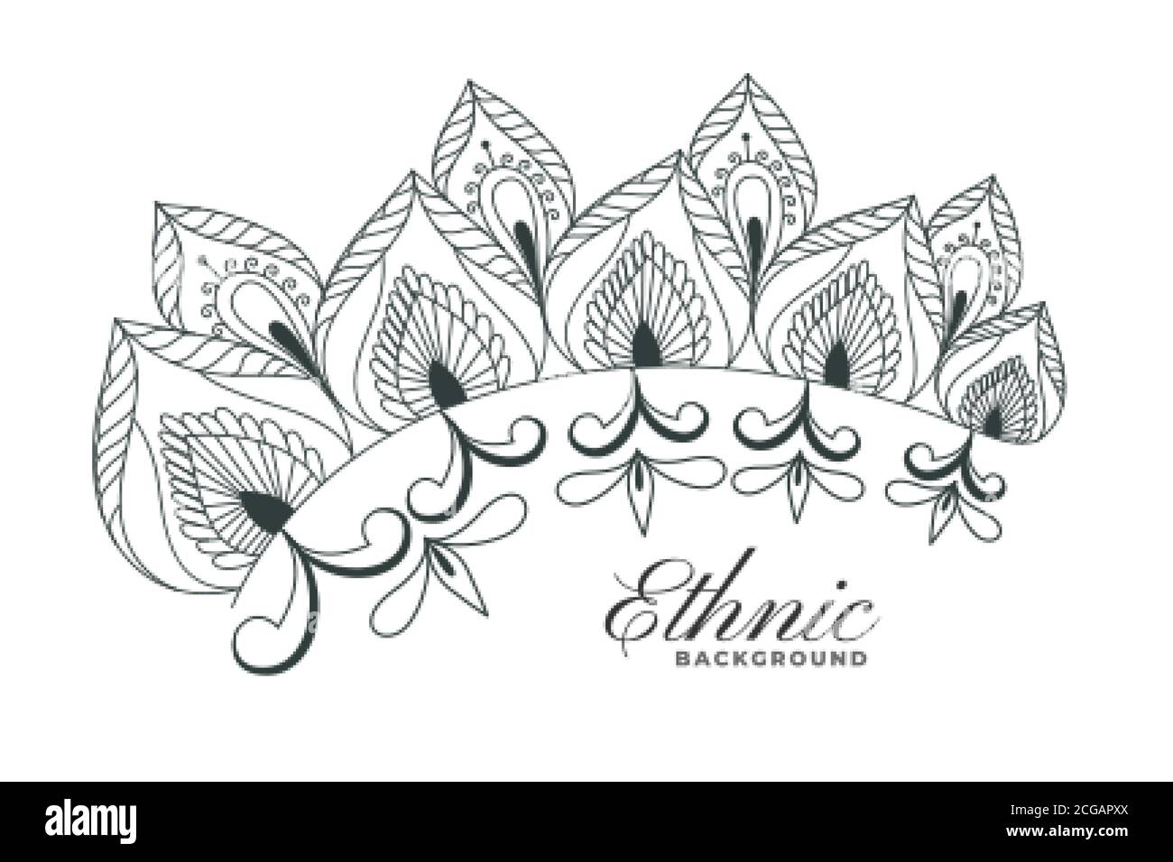 Indian Corner Border Pattern High Resolution Stock Photography and ...