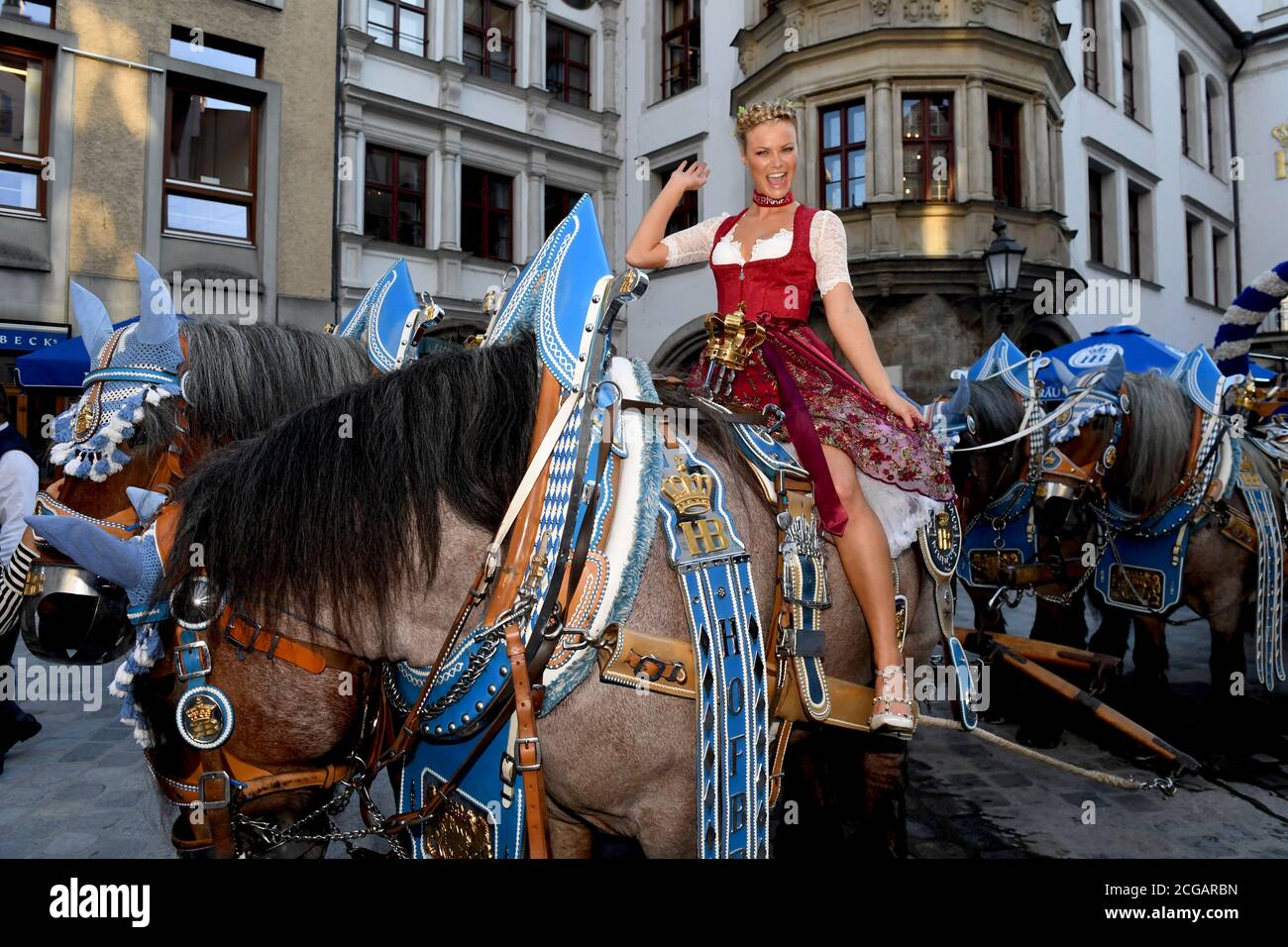 Munich, Germany. 09th Sep, 2020. The Wiesnplaymate 2020, Natascha ...