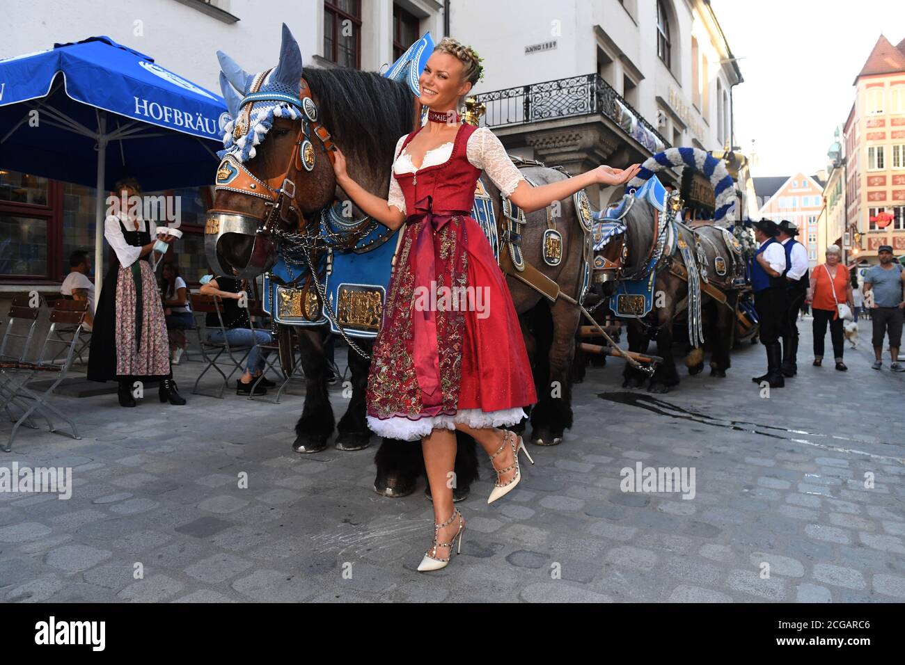 Munich, Germany. 09th Sep, 2020. The Wiesnplaymate 2020, Natascha ...