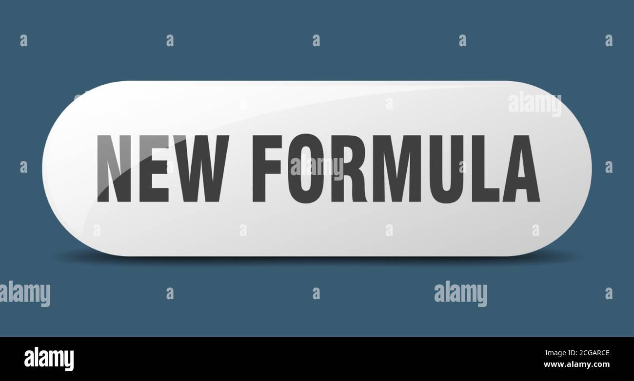 new formula button. rounded glass sign. sticker. banner Stock Vector ...