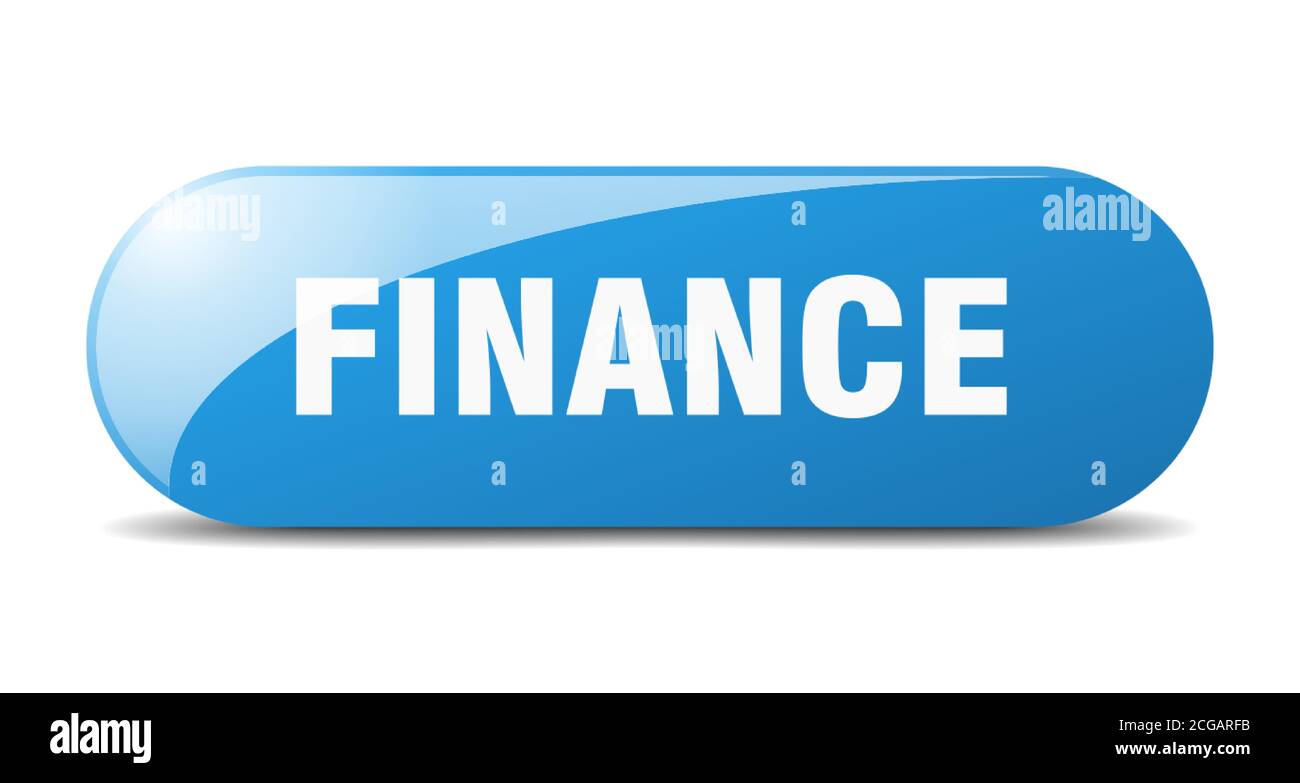 finance button. rounded glass sign. sticker. banner Stock Vector Image ...