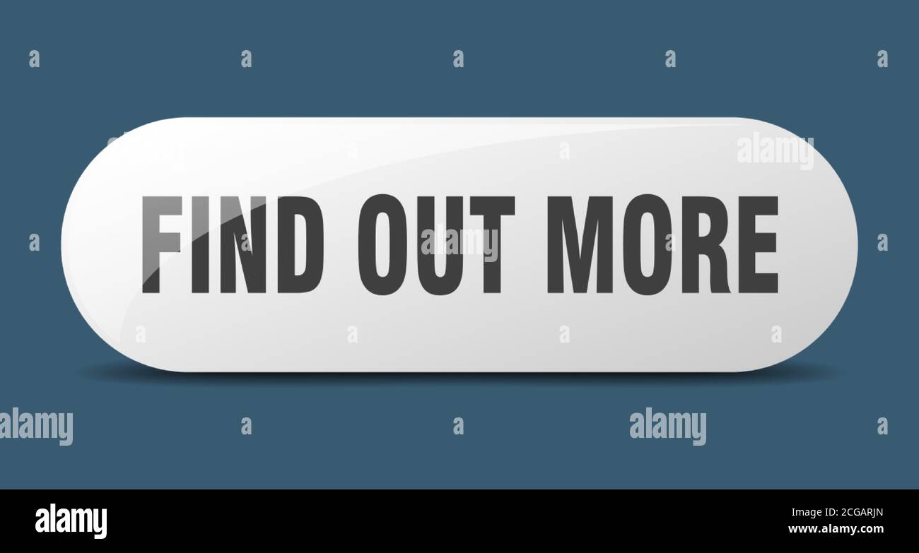 find out more button. rounded glass sign. sticker. banner Stock Vector ...