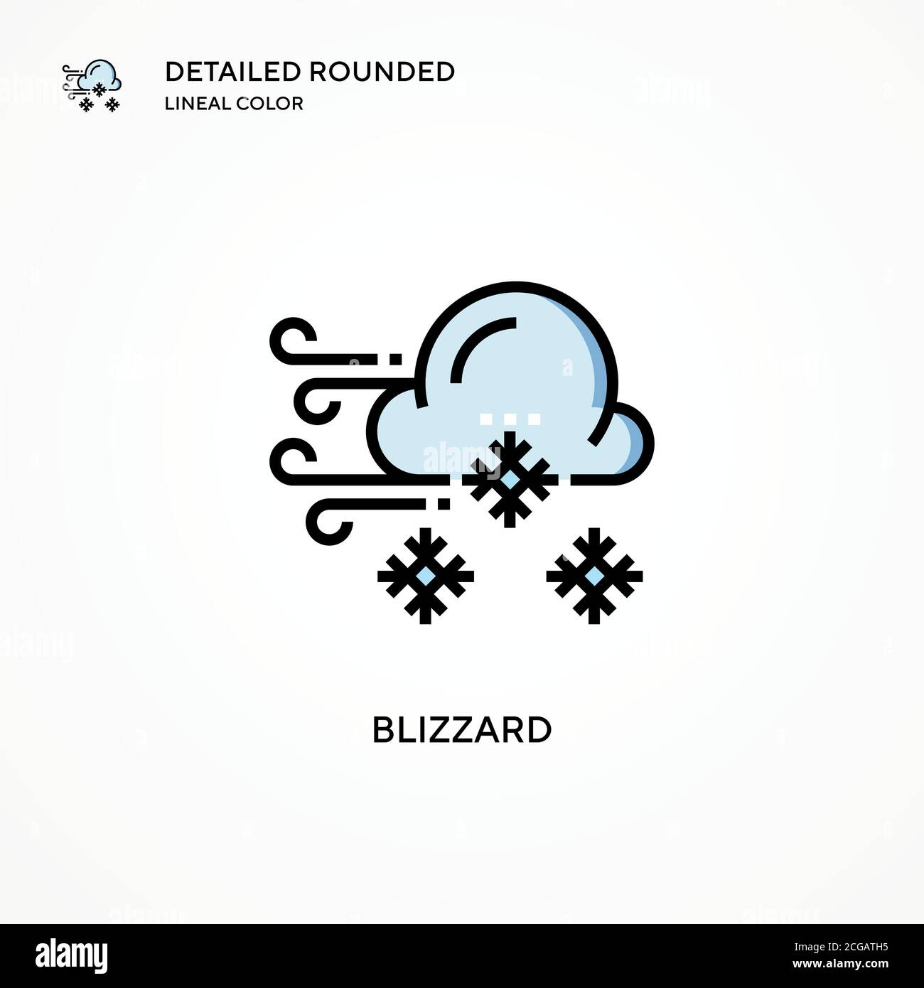 Mist and blizzard Stock Vector Images - Alamy