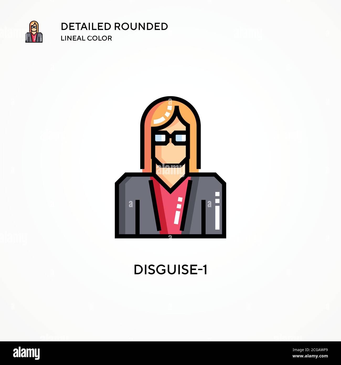 Disguise-1 vector icon. Modern vector illustration concepts. Easy to ...