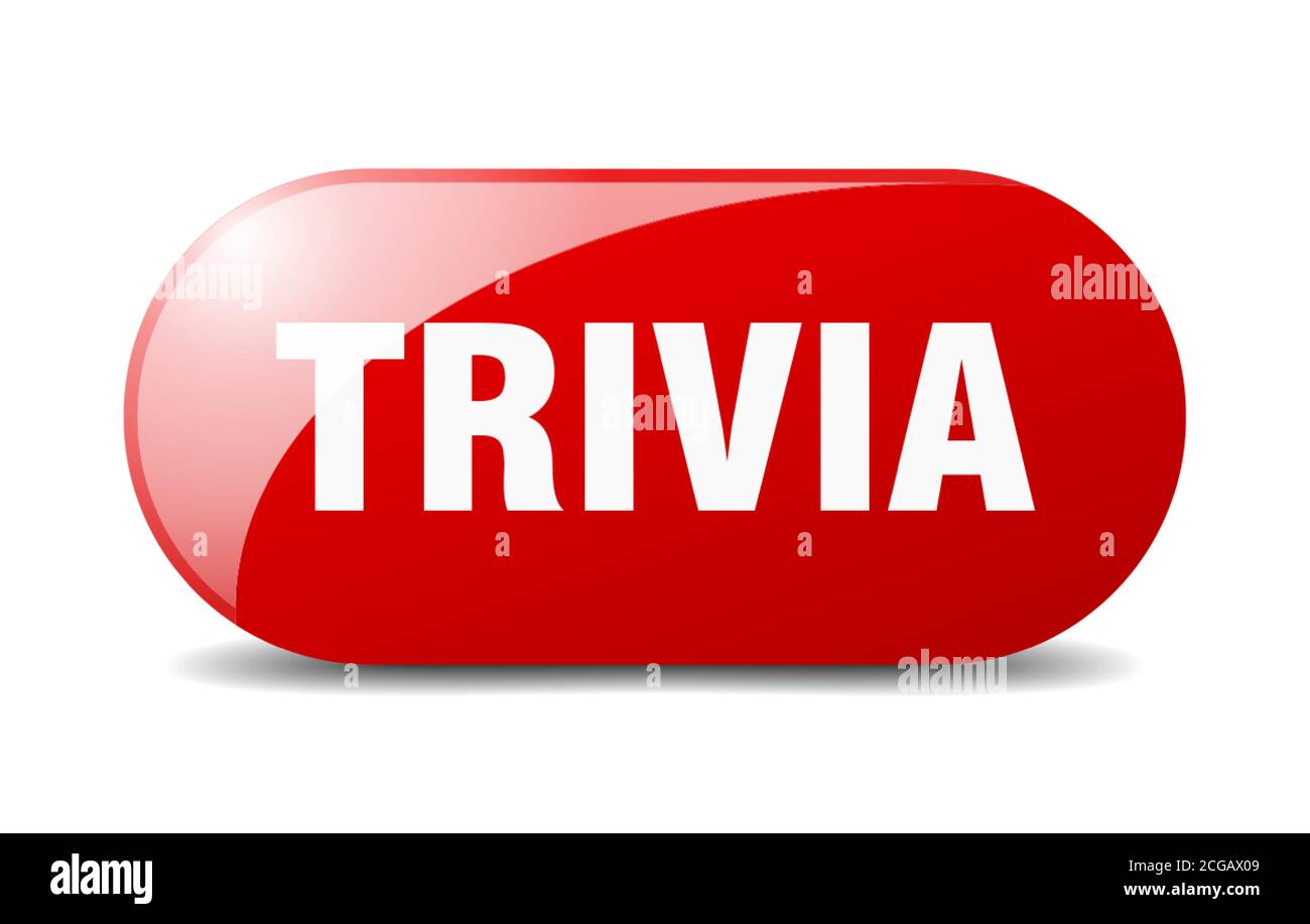 trivia button. rounded glass sign. sticker. banner Stock Vector Image ...