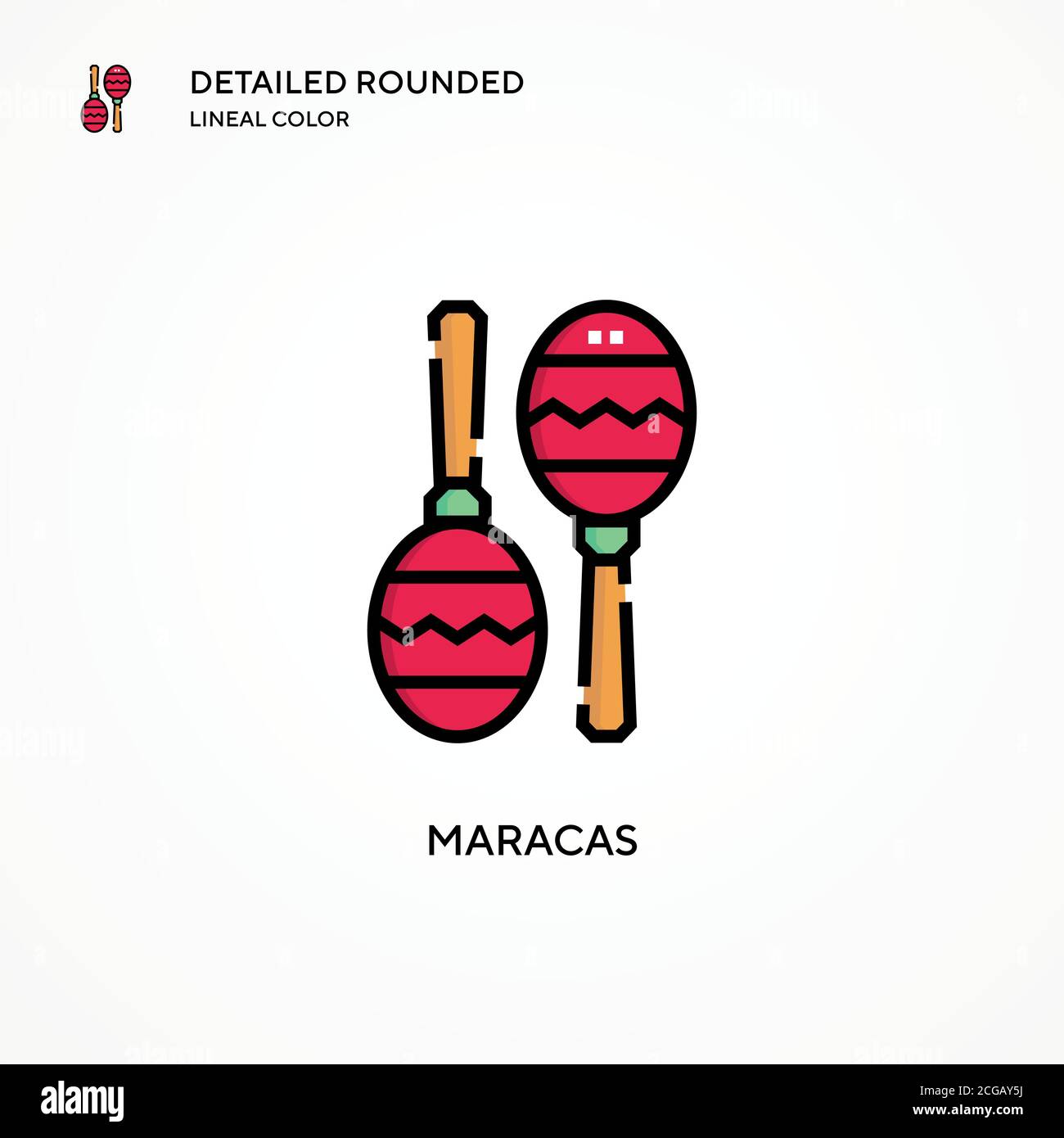 Maracas Simple Easy Grip Maracas