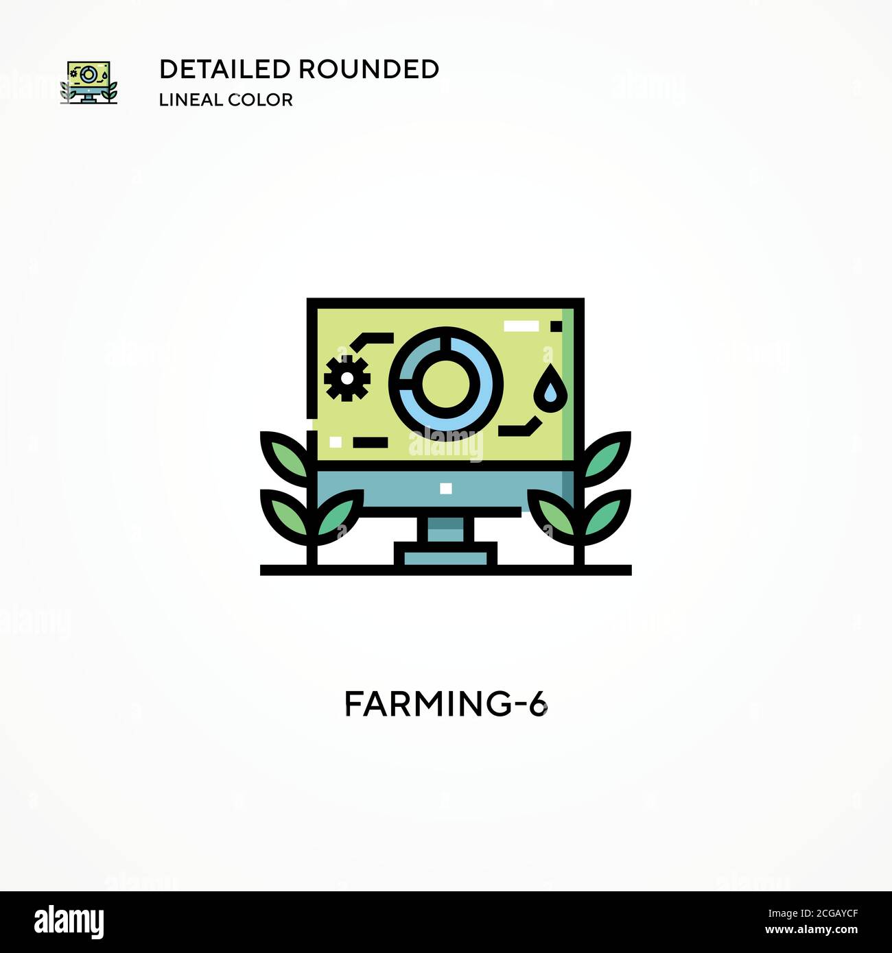 Farming-6 vector icon. Modern vector illustration concepts. Easy to ...