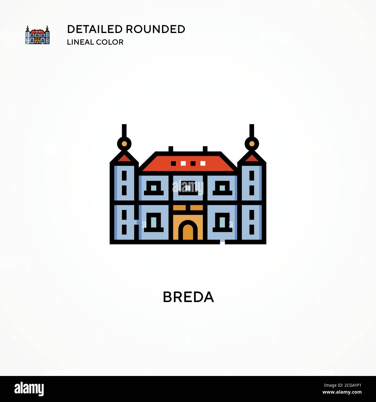 Center of breda Stock Vector Images - Alamy