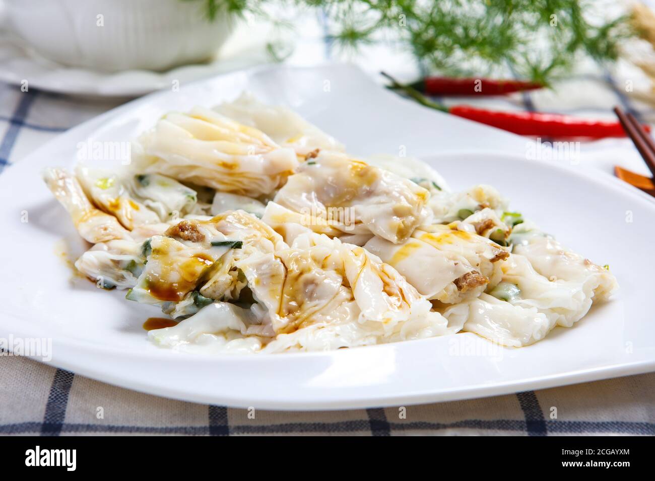 Chinese food is steamed vermicelli roll Stock Photo - Alamy