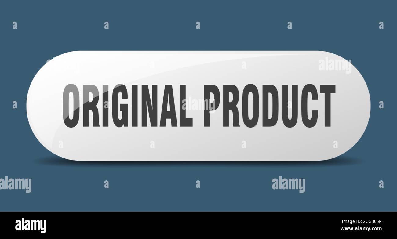 original product button. rounded glass sign. sticker. banner Stock ...