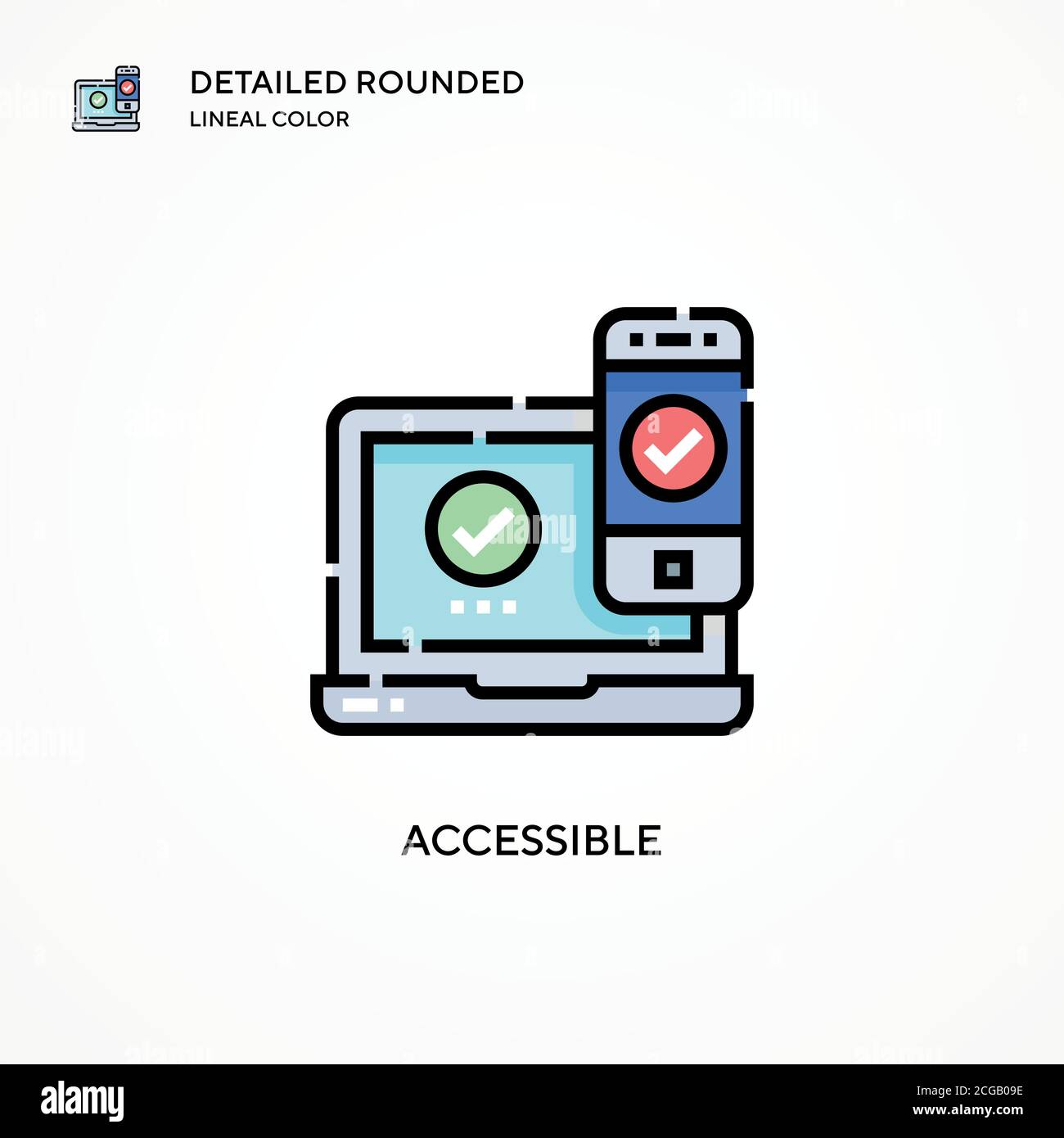 Accessible house entry Stock Vector Images - Alamy