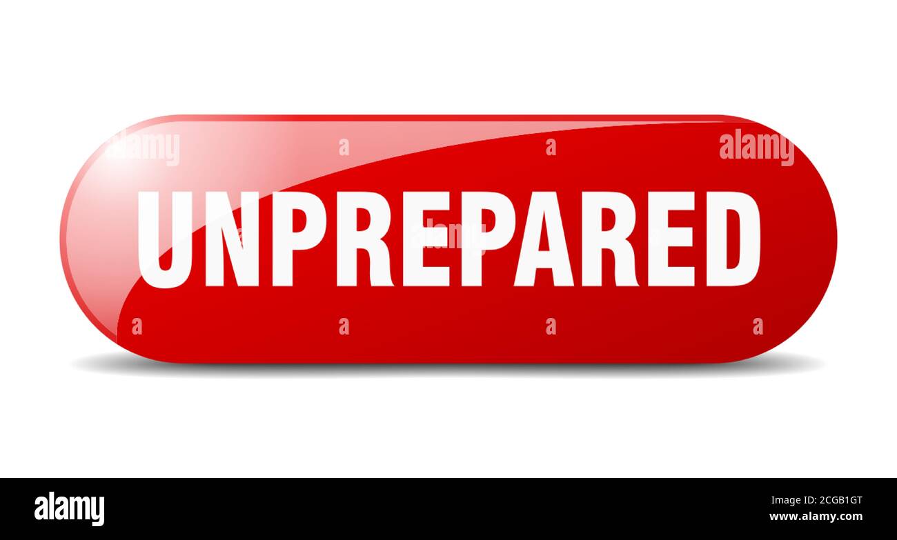 unprepared button. rounded glass sign. sticker. banner Stock Vector ...