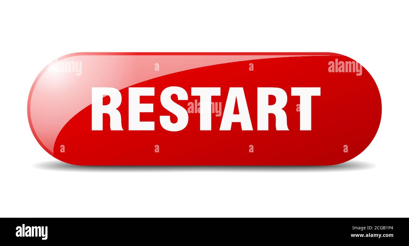 restart button. rounded glass sign. sticker. banner Stock Vector Image ... restart button. rounded glass sign. sticker. banner Stock Vector Image ...
