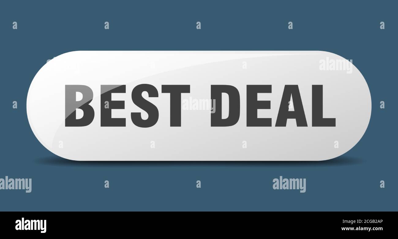best deal button. rounded glass sign. sticker. banner Stock Vector ...