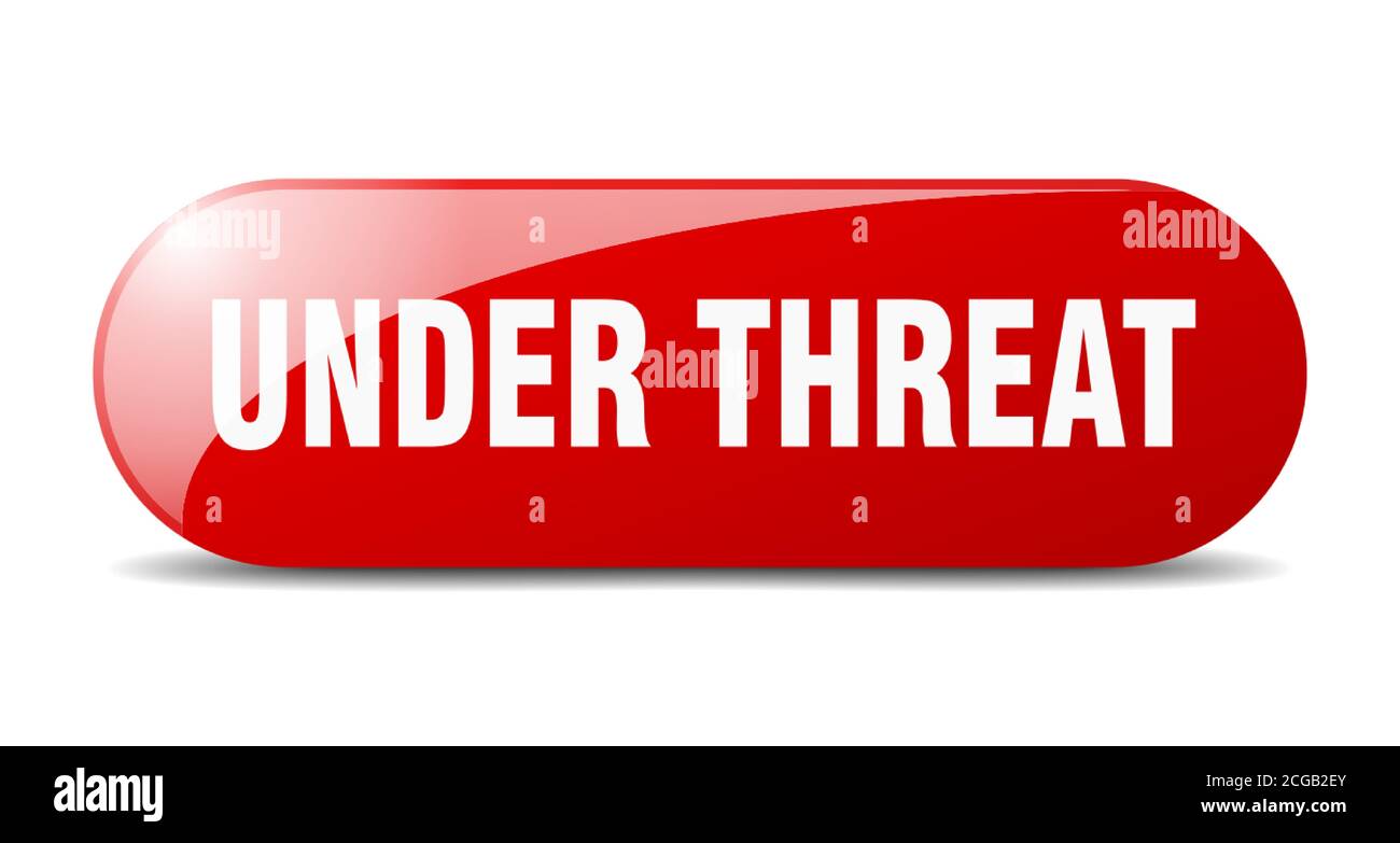 Under threat red 3d Stock Vector Images - Alamy