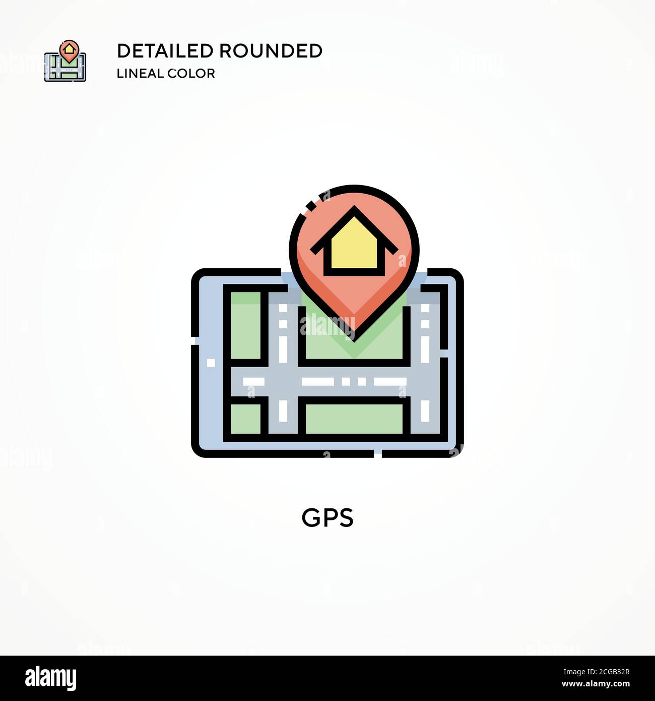 Gps vector icon. Modern vector illustration concepts. Easy to edit and ...