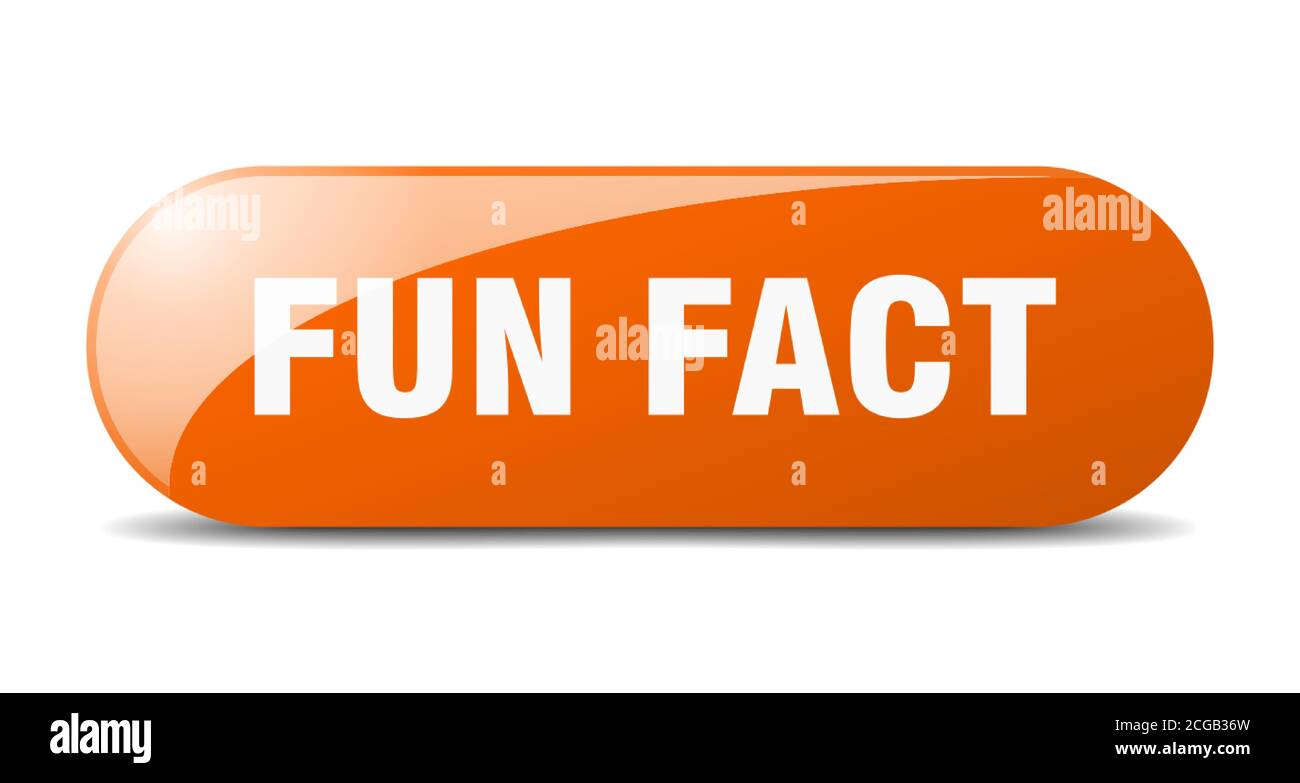 fun fact button. rounded glass sign. sticker. banner Stock Vector Image ...