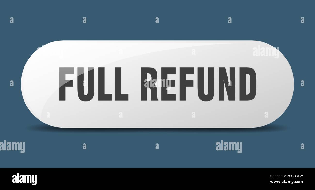 Full refund sticker sign hi-res stock photography and images - Alamy