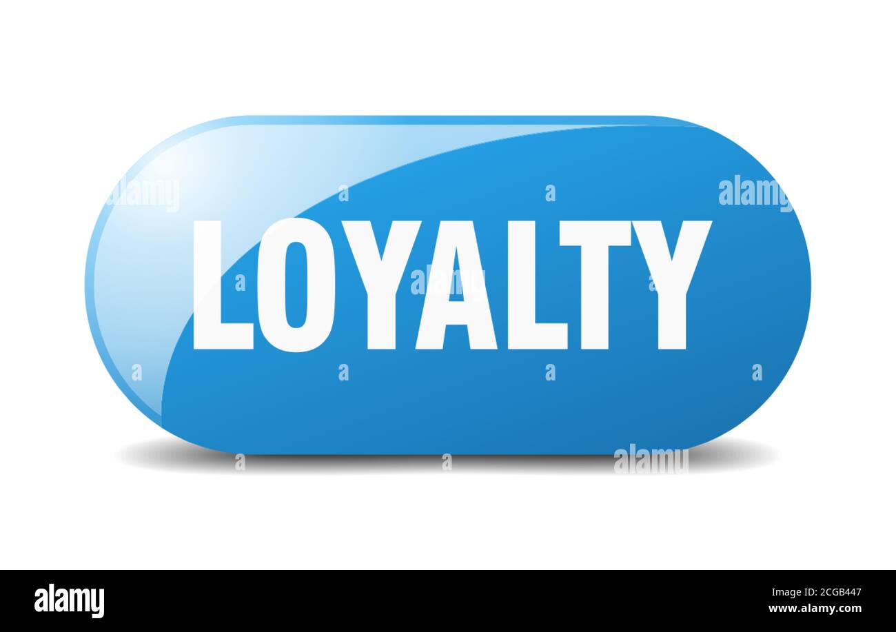 loyalty button. rounded glass sign. sticker. banner Stock Vector Image ...
