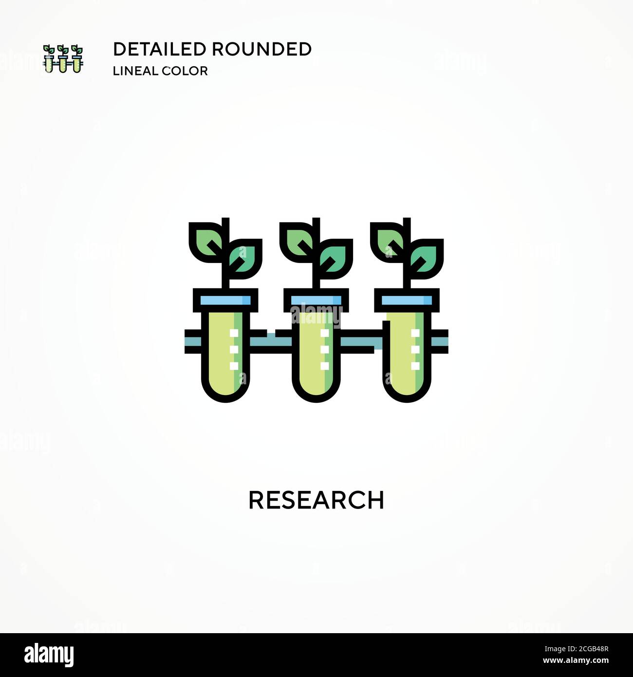 Research vector icon. Modern vector illustration concepts. Easy to edit ...