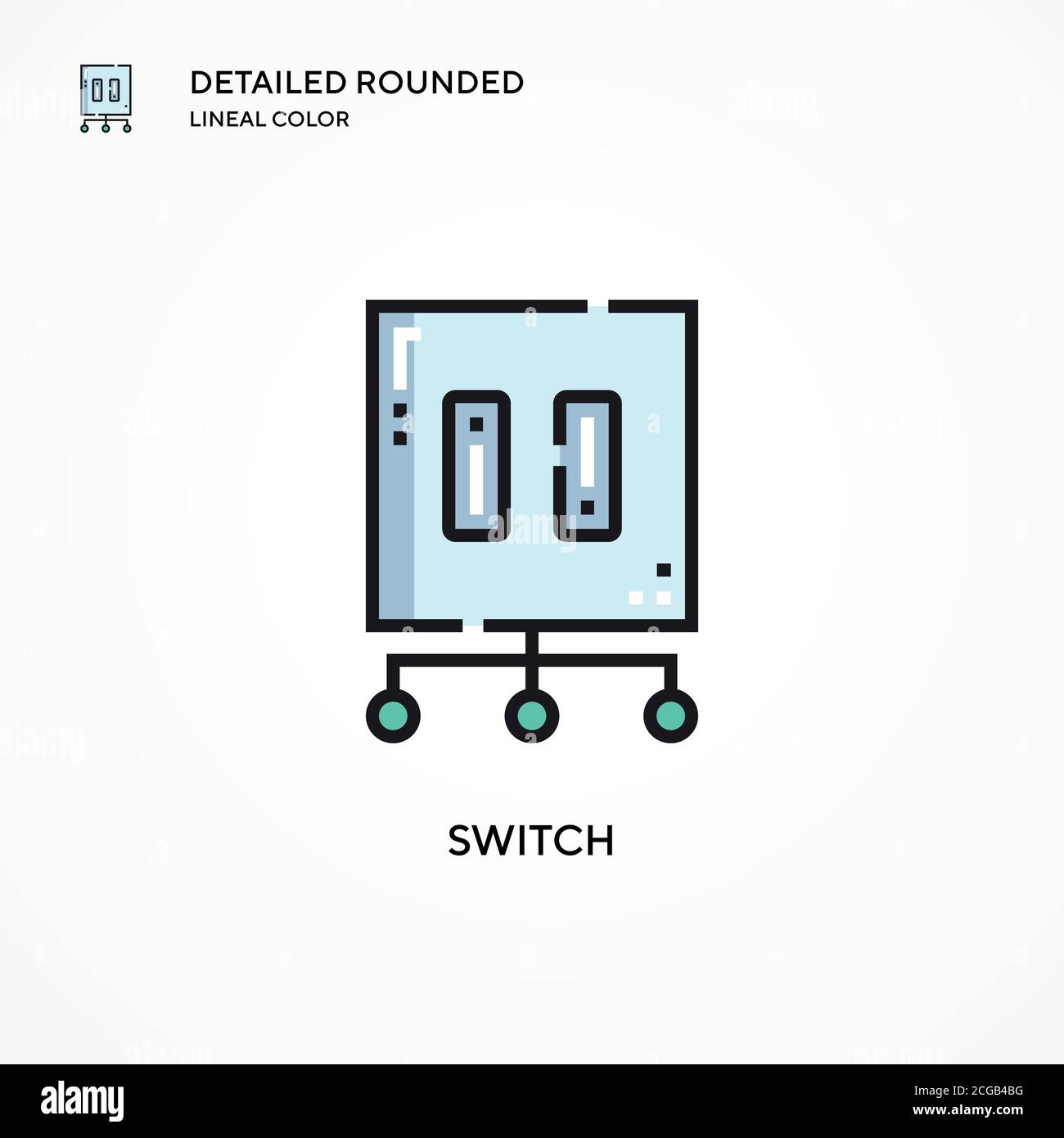 Switch vector icon. Modern vector illustration concepts. Easy to edit ...
