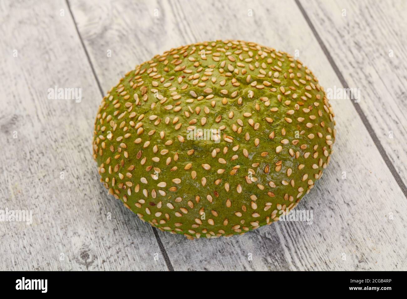 Fresh hot Bun for burger Stock Photo - Alamy