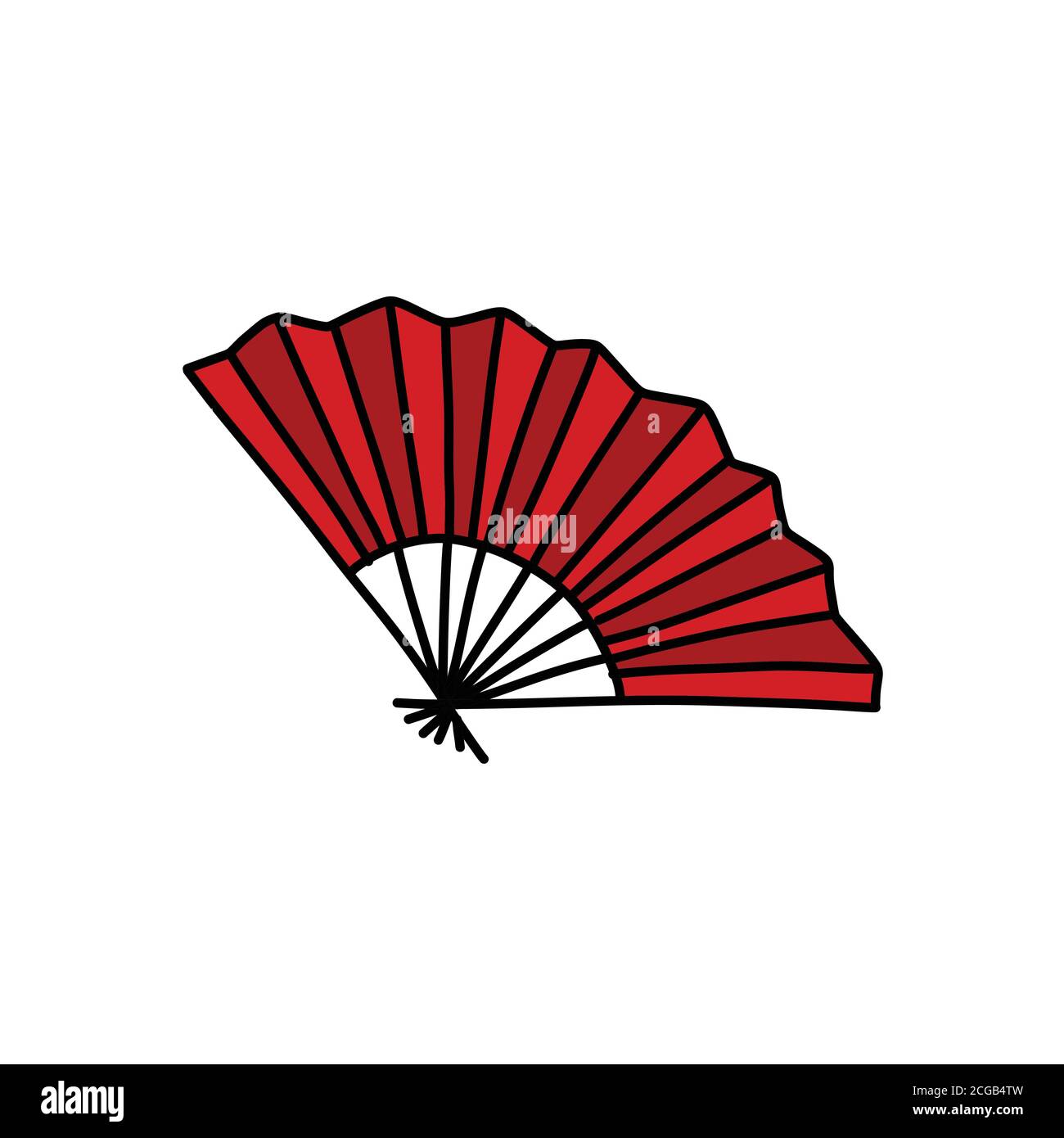 fan doodle icon, vector illustration Stock Vector Image & Art - Alamy