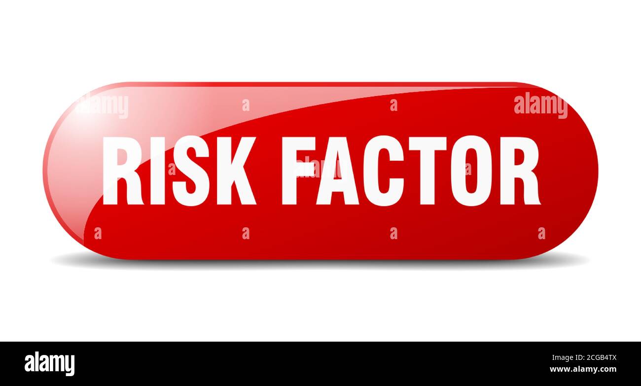 risk factor button. rounded glass sign. sticker. banner Stock Vector ...
