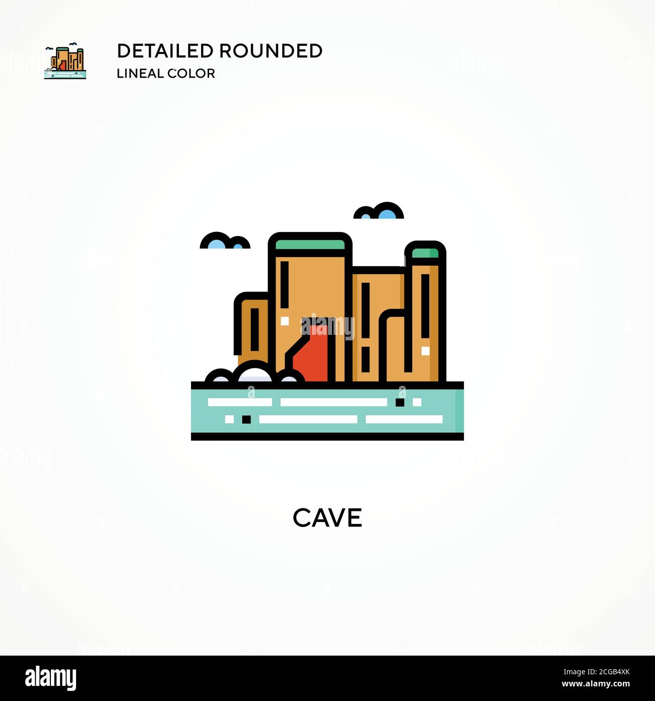 Caves water interior Stock Vector Images - Alamy