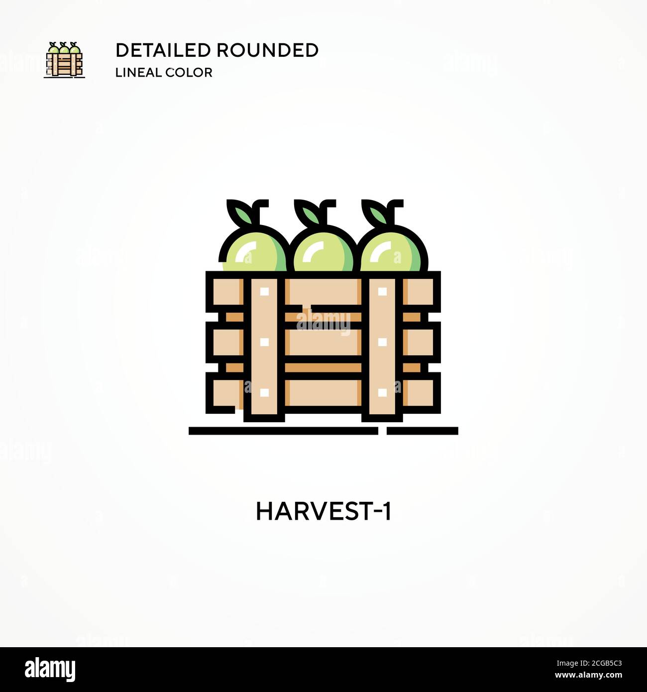 Outdoors farmer wheat field summer season plant harvesting Stock Vector ...