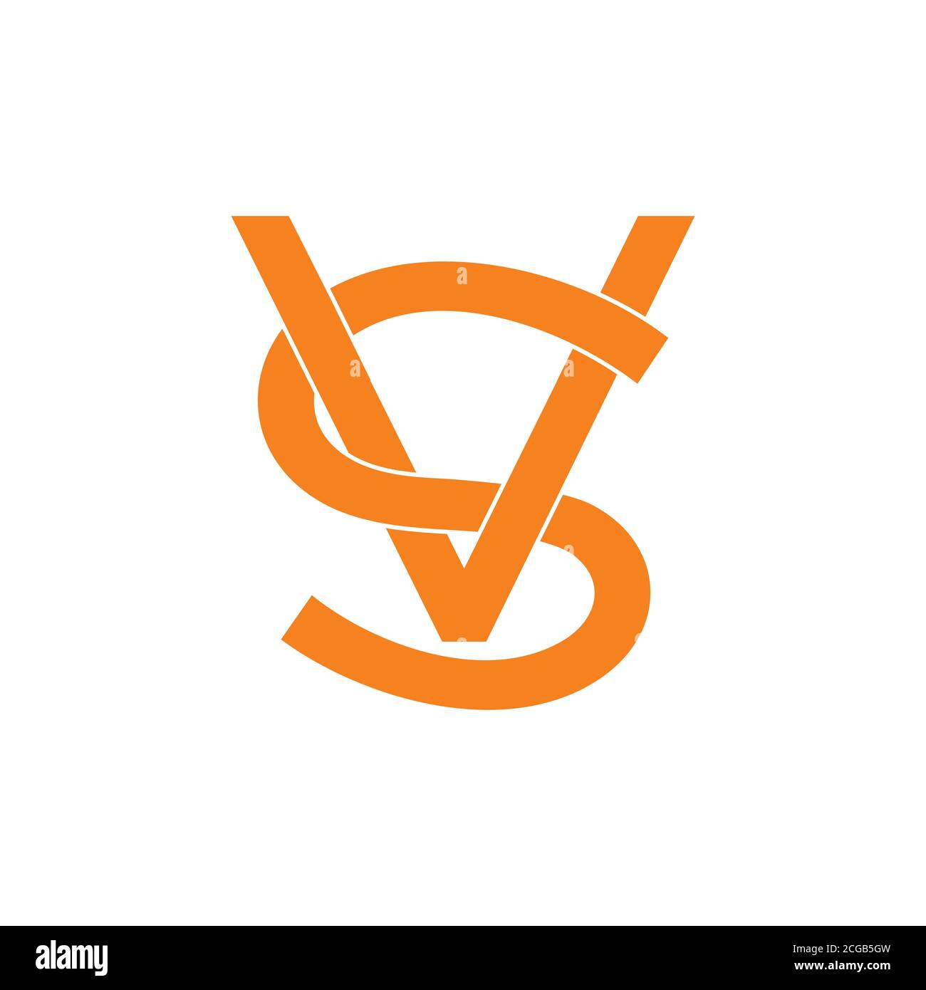 Vector letters overlapping Stock Vector Images - Alamy