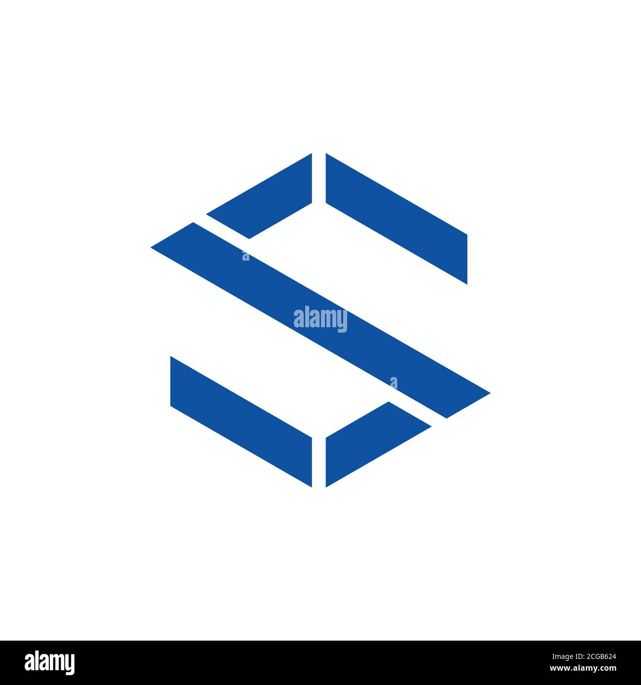 letter s geometric line logo vector Stock Vector Image & Art - Alamy