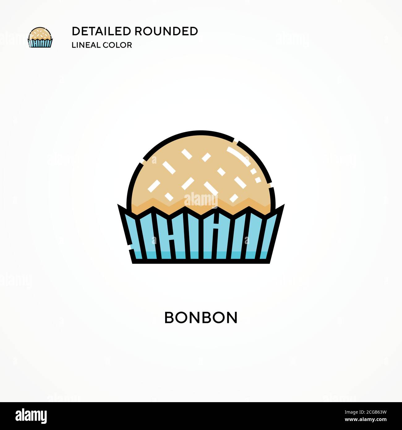 Handmade bonbons Stock Vector Images - Alamy