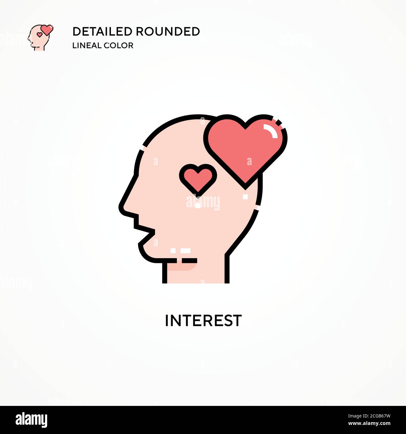 Interest vector icon. Modern vector illustration concepts. Easy to edit ...