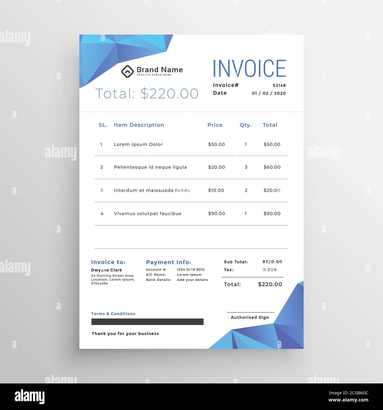 Bill shapes Stock Vector Images - Alamy