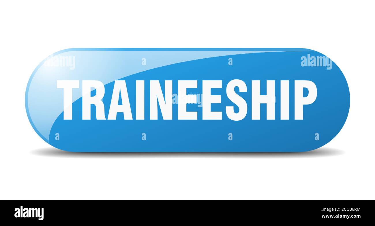 traineeship button. rounded glass sign. sticker. banner Stock Vector ...