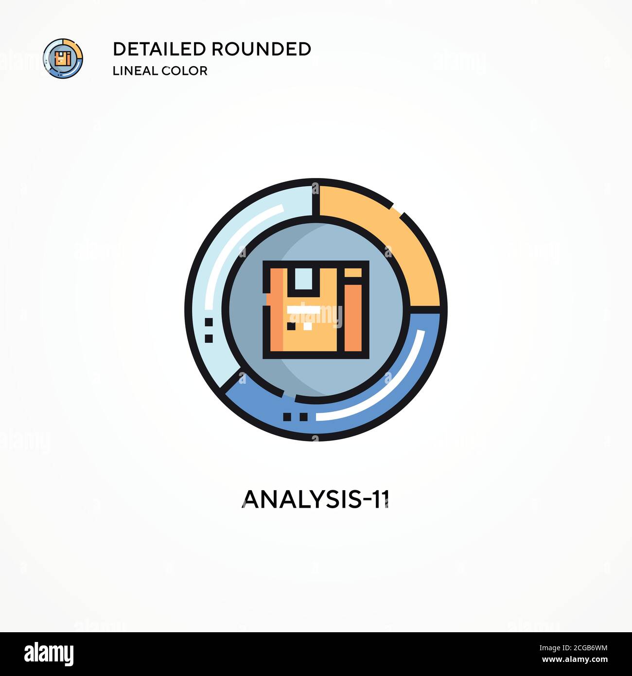 Analysis-11 vector icon. Modern vector illustration concepts. Easy to ...