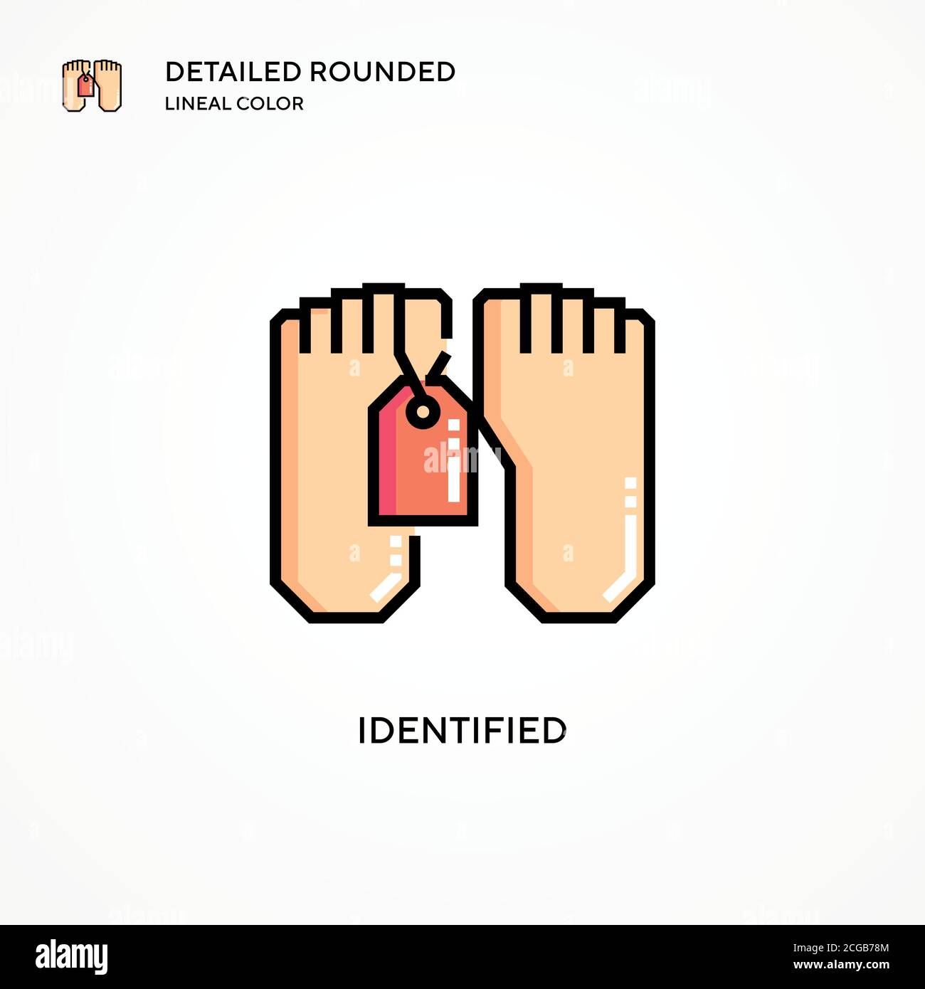Identified vector icon. Modern vector illustration concepts. Easy to ...