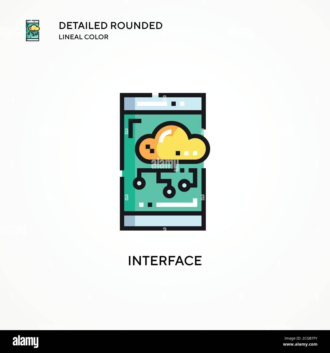 Interface vector icon. Modern vector illustration concepts. Easy to ...