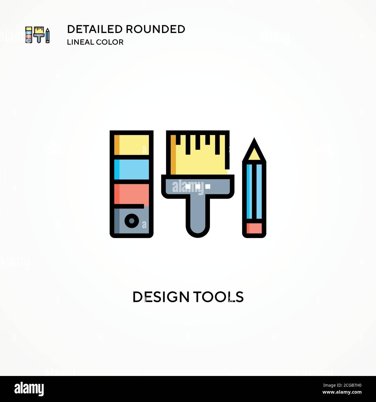 Design tools vector icon. Modern vector illustration concepts. Easy to ...