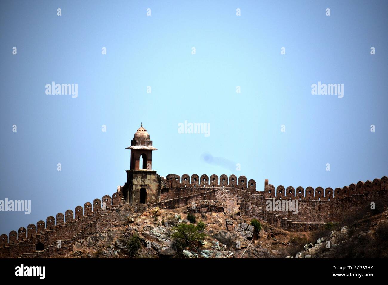 Forts of various rajputana kingdom in Jaipur rajasthan Stock Photo - Alamy