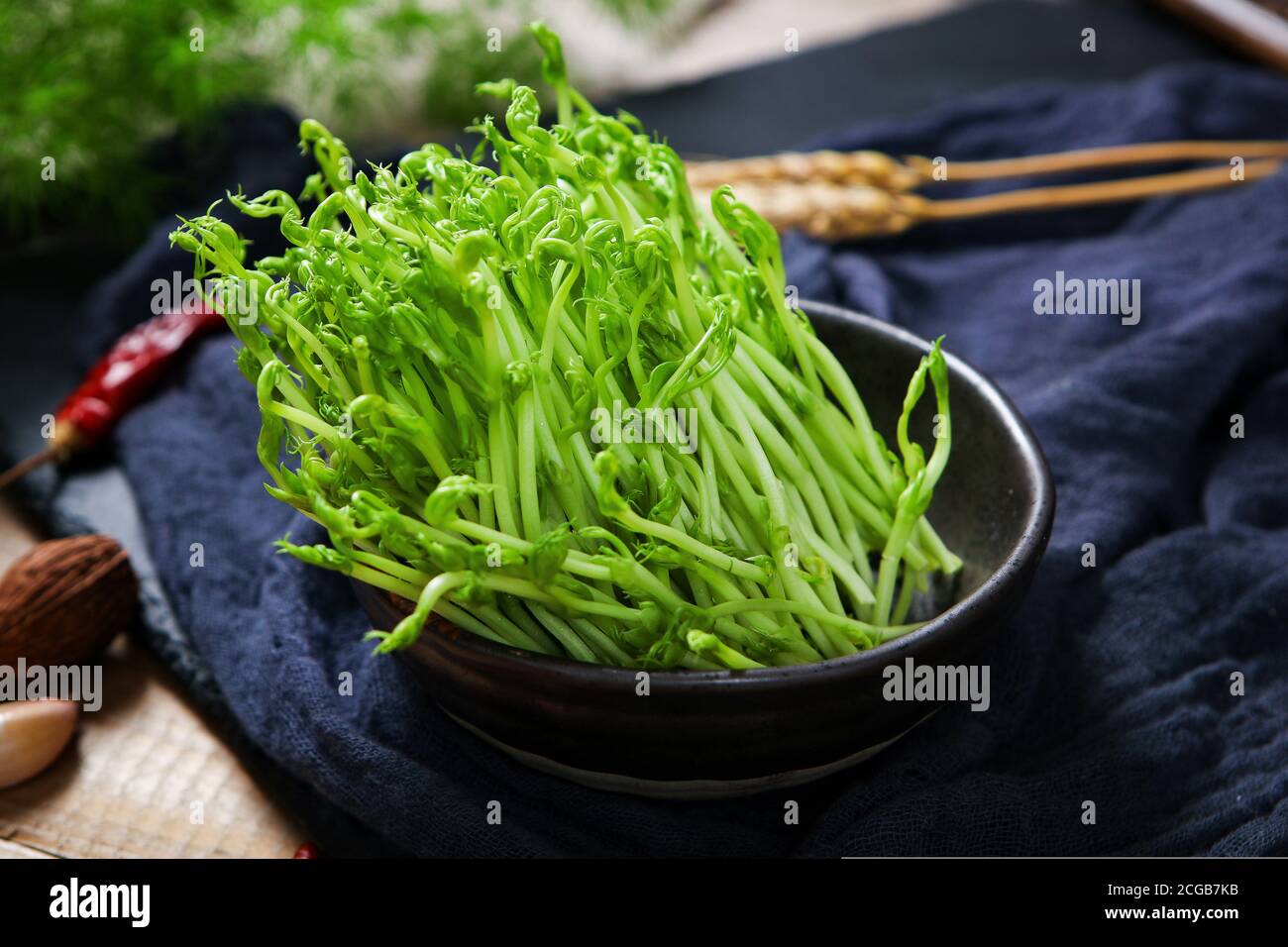 Red bean sprouts Stock Photo - Alamy