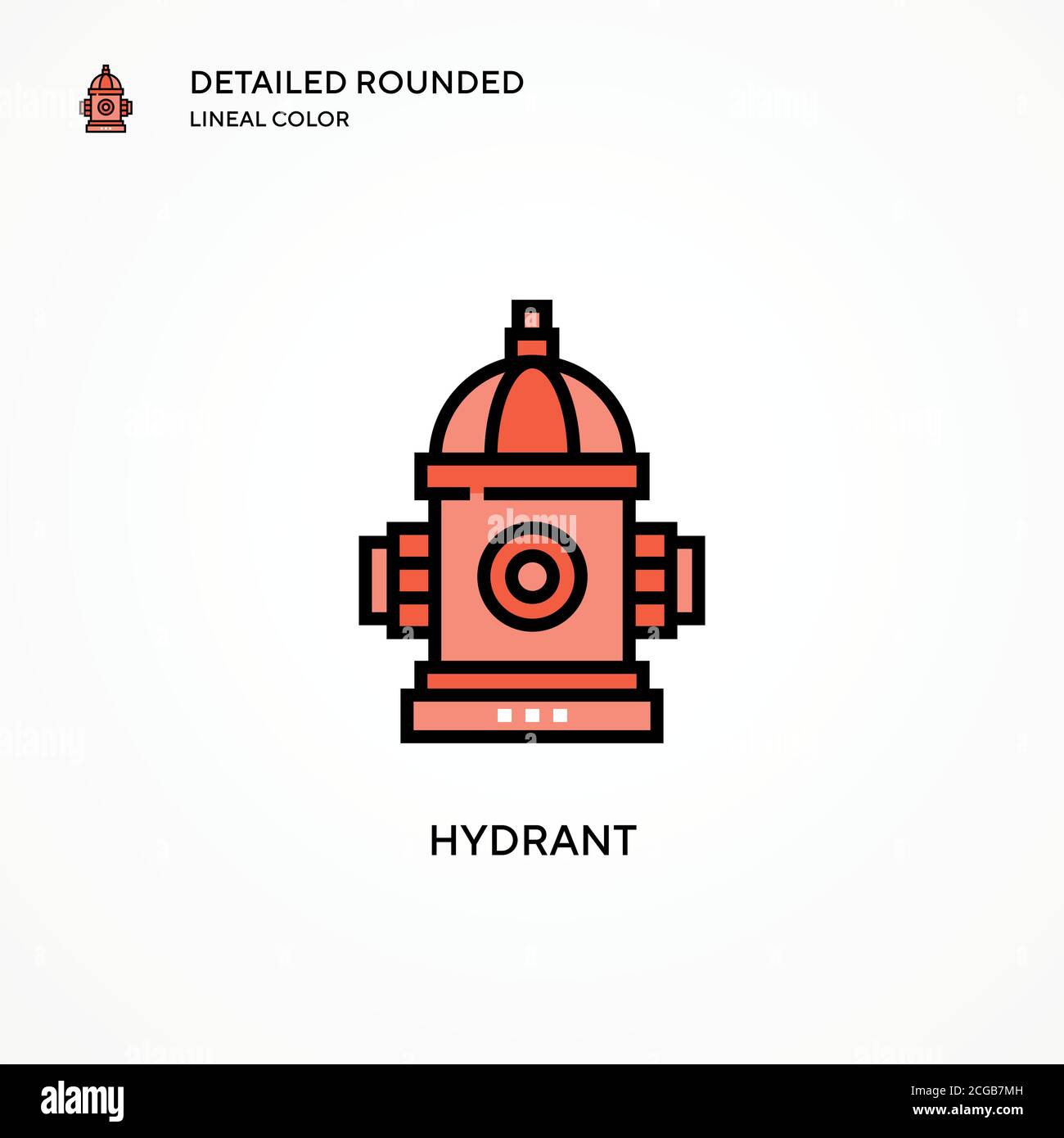 Hydrant vector icon. Modern vector illustration concepts. Easy to edit ...