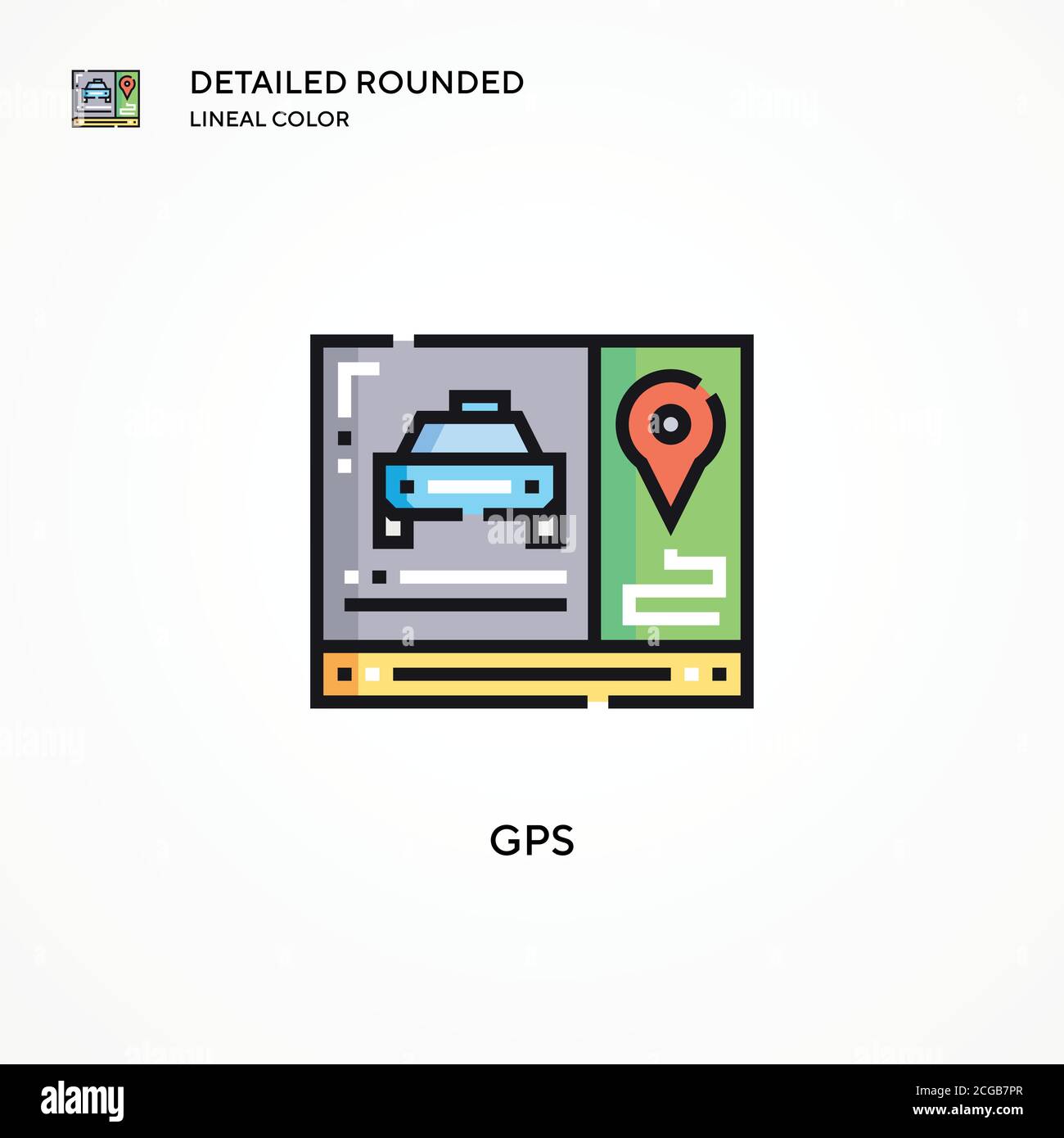 Gps vector icon. Modern vector illustration concepts. Easy to edit and ...