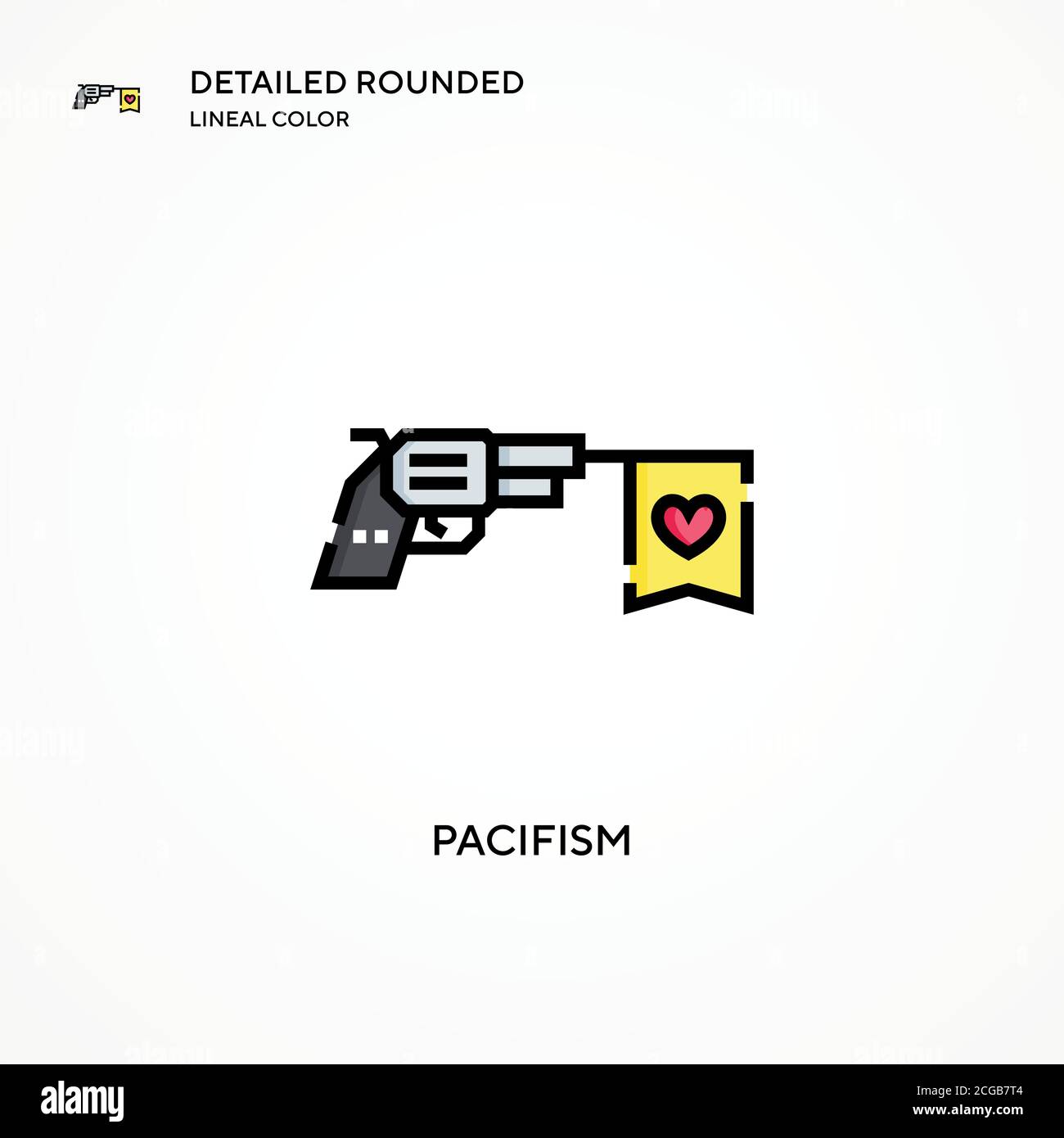Pacifism vector icon. Modern vector illustration concepts. Easy to edit ...