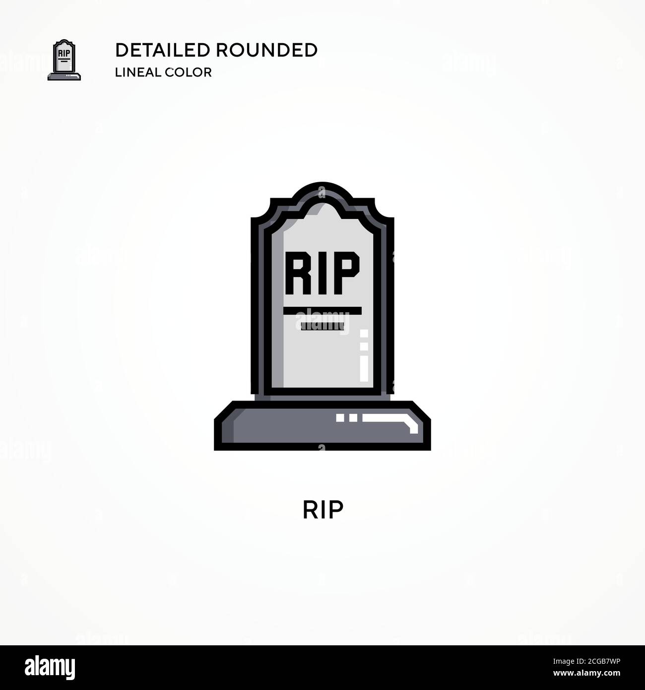 Rip vector icon. Modern vector illustration concepts. Easy to edit and ...