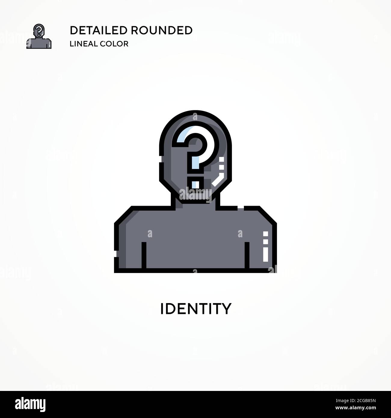Identity vector icon. Modern vector illustration concepts. Easy to edit ...
