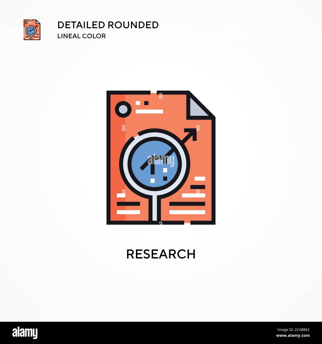 Research vector icon. Modern vector illustration concepts. Easy to edit ...