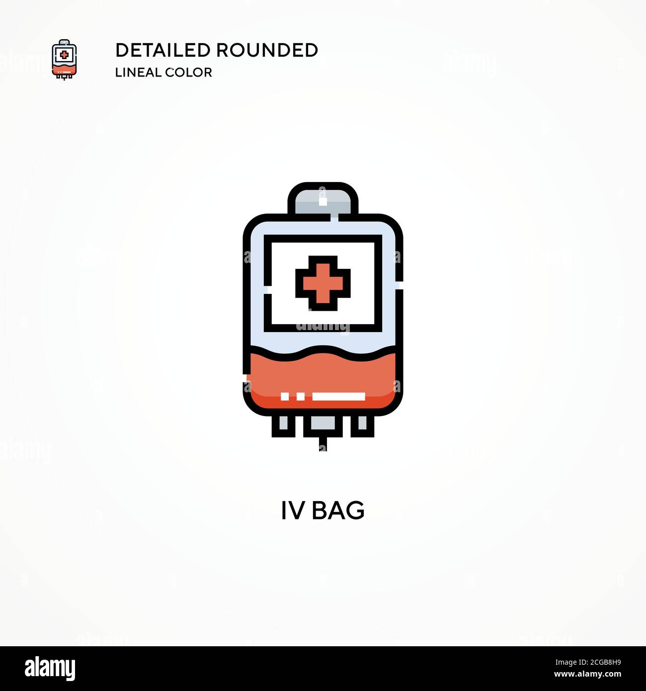 Iv bag vector icon. Modern vector illustration concepts. Easy to edit ...