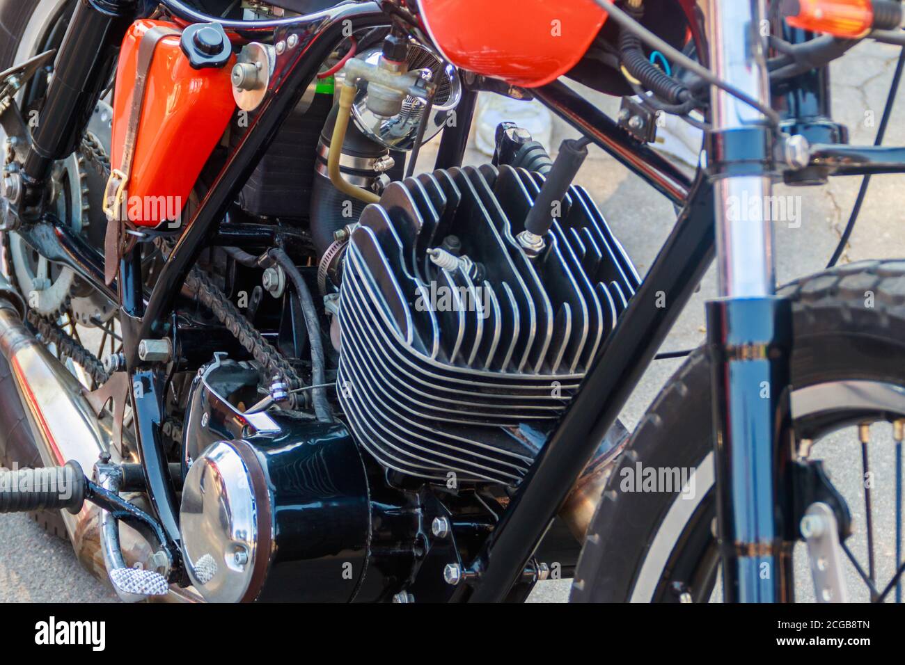 Motor cycle cylinder block hi-res stock photography and images - Alamy